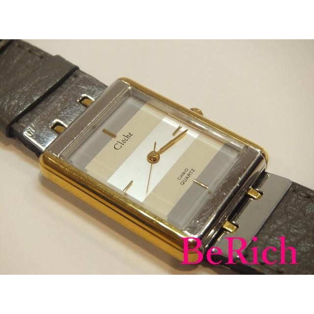 カシオ CASIO cloche レディース 腕時計 MH-805G グレー 文字盤 SS レザー バンド アナログ クォーツ QZ ウォッチ ...