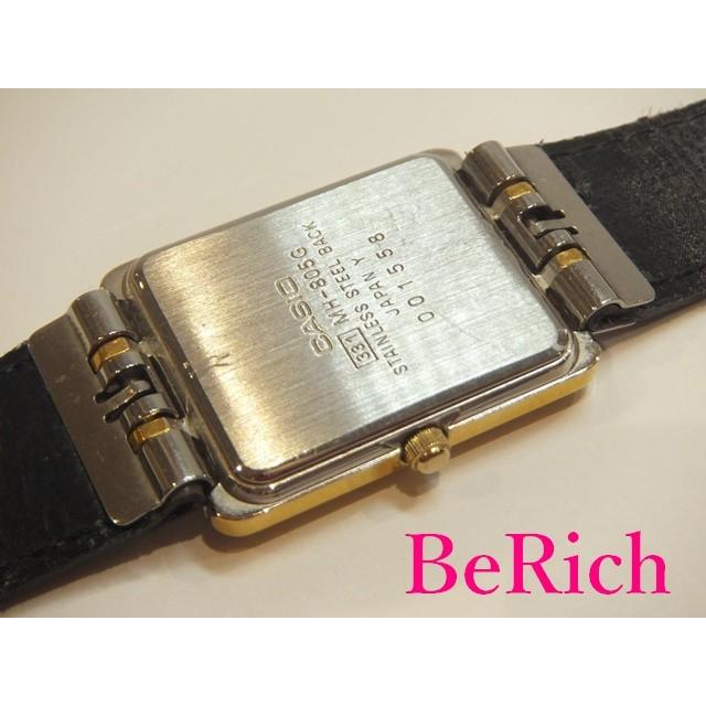 カシオ CASIO cloche レディース 腕時計 MH-805G グレー 文字盤 SS レザー バンド アナログ クォーツ QZ ウォッチ ...