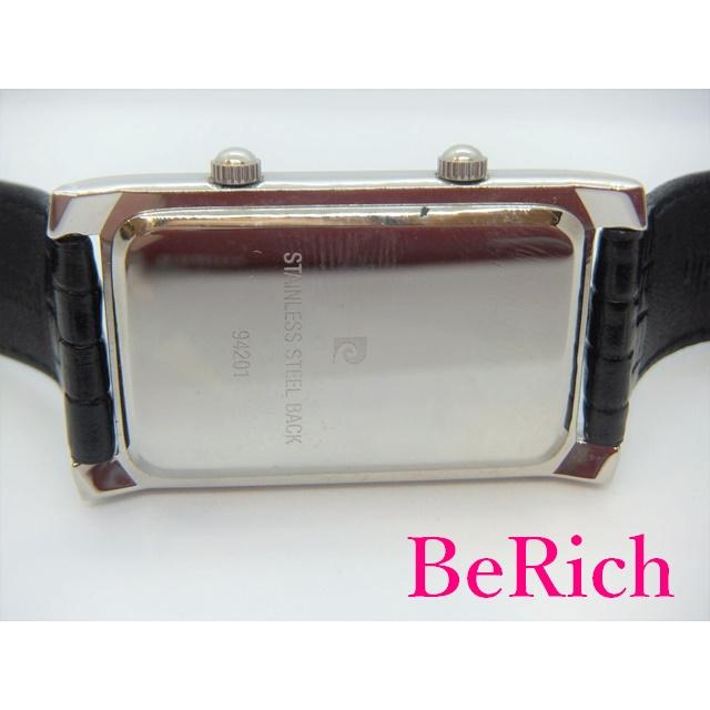 pierre cardin ピエール カルダン PIERRE CARDIN メンズ 腕時計 白 ホワイト 文字盤 SS レザー 黒 ブラック ...