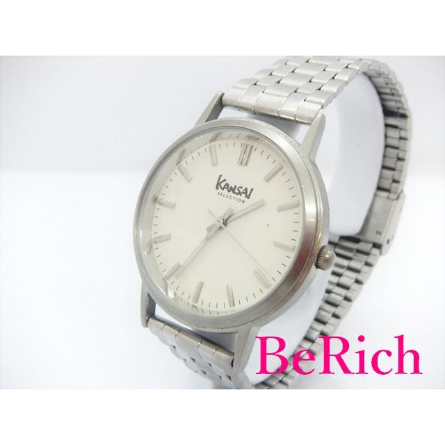 kansai yamamoto カンサイ セレクション KANSAI Serection メンズ 腕時計 KS-003-1 アイボリー 文字盤 ...