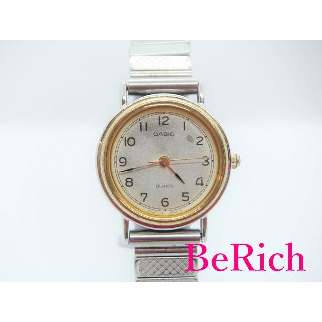 CASIO カシオ レディース 腕時計 LV-613 白 ホワイト 文字盤 SS シルバー アナログ クォーツ QZ ウォッチ 【中古 ...