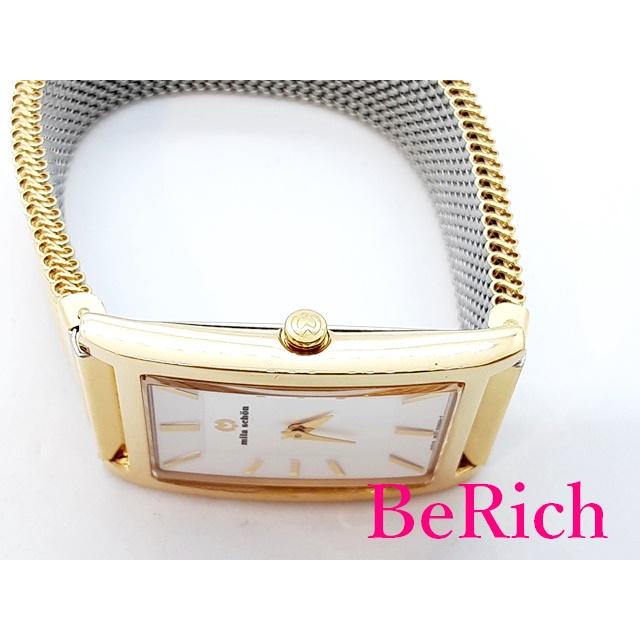 ミラショーン mira schon レディース 腕時計 9620-H15416 シルバー 文字盤 SS ゴールド アナログ ウォッチ 【中古 ...