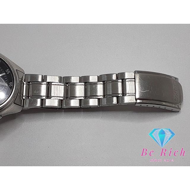 SEIKO セイコー クロノグラフ メンズ 腕時計 デイト 7T92-0CC0 黒 ブラック シルバー SS クォーツ ウォッチ 【中古 ...