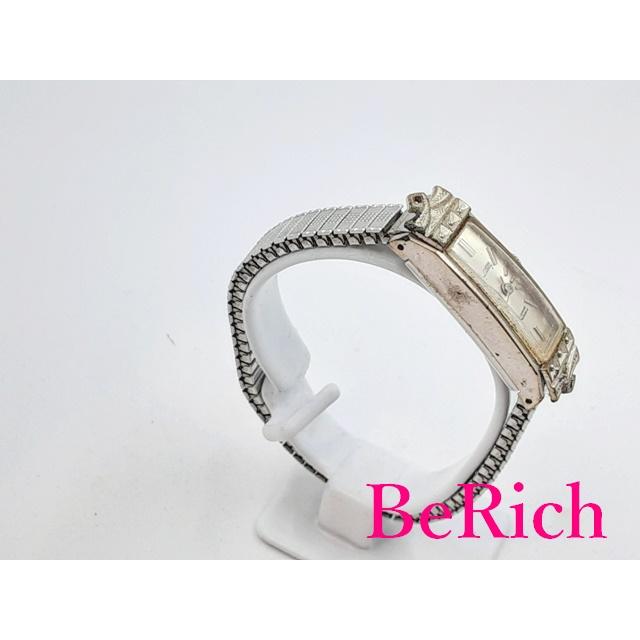 CITIZEN シチズン ドレッシー 手巻き レディース 腕時計 E4703 シルバー 文字盤 SS WGP ブレス レクタンギュラー 【中古 ...