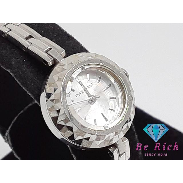 フェールラビーズ FAIRE LA BISE レディース 腕時計 UB33-00 シルバー SS ブレス クォーツ ヴィンテージ オリエント【中古】 ht4951 : ht4951 : ビー ...