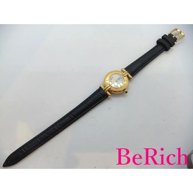 MUST DE CARTIER カルティエ Cartier マストコリゼ ヴェルメイユ 590002 レディース 腕時計 SV 925 レザー ...