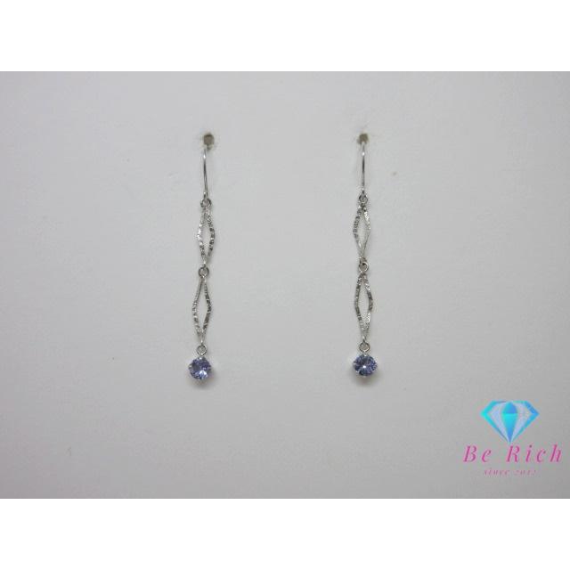 K14 WG カラーストーン 付 デザイン フック ピアス 14金 585 ホワイト ゴールド ジュエリー アクセサリー 【中古】th11425 : ビーリッチヤフー店 - 通販 ...