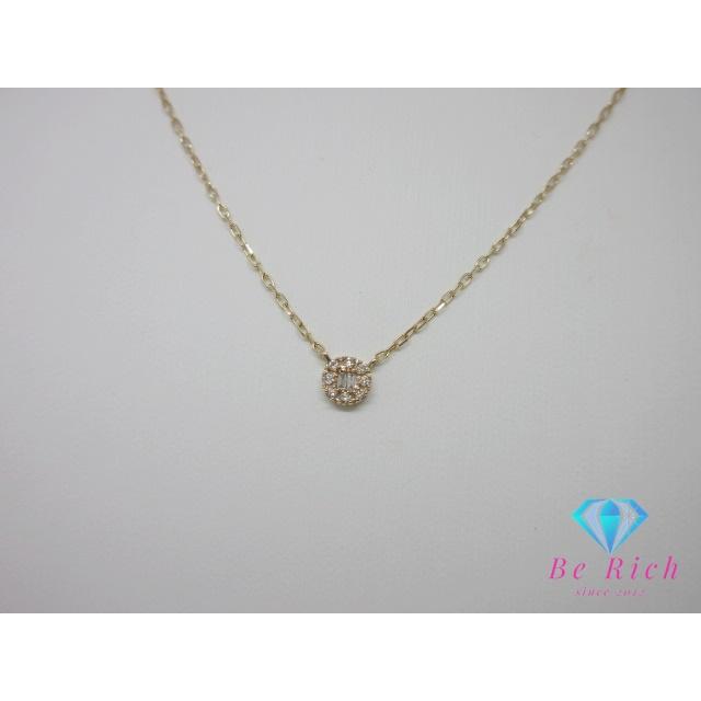 K18 YG ダイヤモンド 0.06ct 付 デザイン ネックレス ペンダント 18金 750 イエロー ゴールド 宝石 アクセサリー 【中古】 th11747 : ビーリッチヤフー店 ...