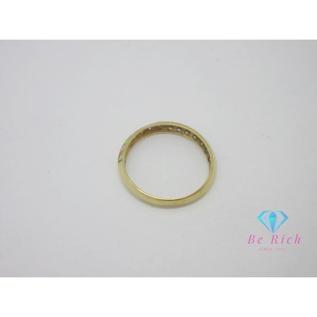 K18 YG ダイヤモンド 0.17ct 付 デザイン リング 指輪 11号 18金 750 イエロー ゴールド メレ ジュエリー【中古】【送料無料】th12702 : ビーリッチヤフー店 ...