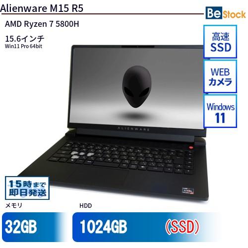 DELL 中古 ノートパソコン Dell デル 15インチ Alienware M15 R5 P109F AMD Ryzen 7 5800H ...