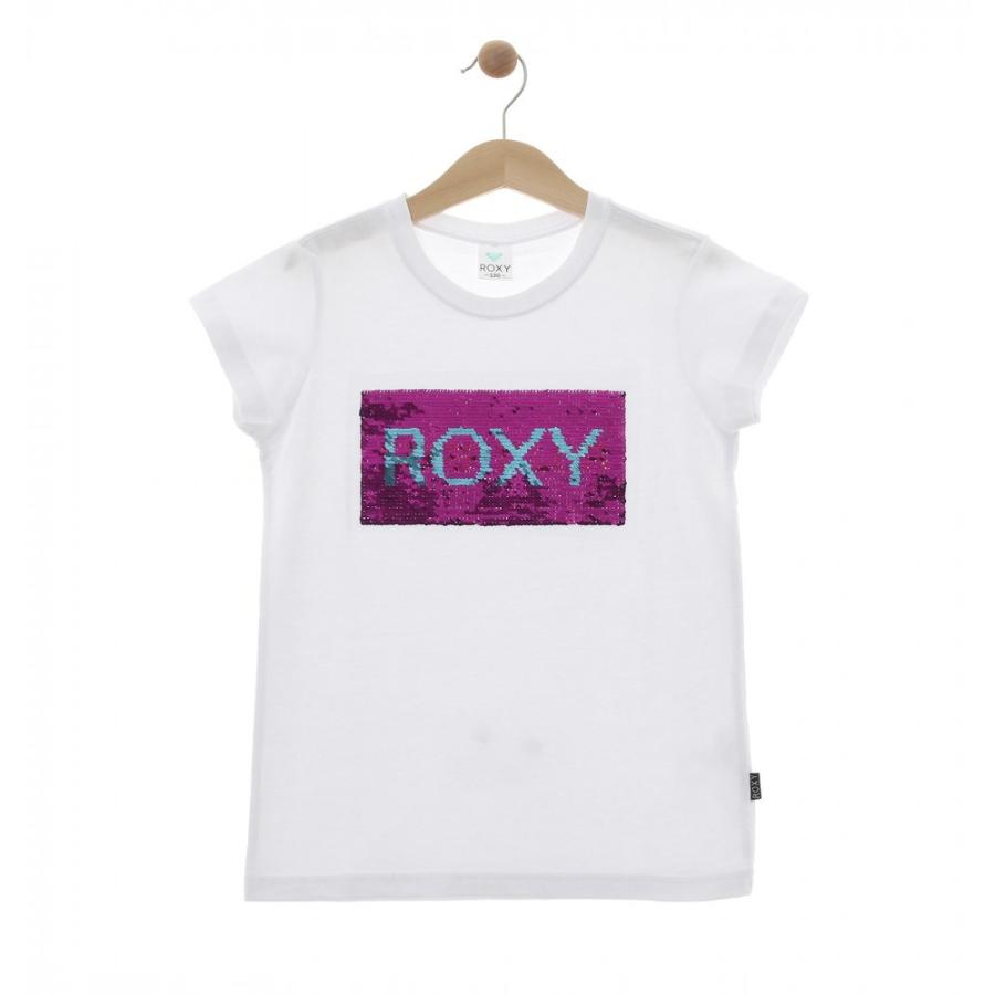 ROXY ロキシー Tシャツ キッズ かわいい MINI GLITTER 新作 プレゼント ピンク ホワイト 白 夏 ビーチ リゾート 旅行 アウトドア 人気ブランド TST192102 ...