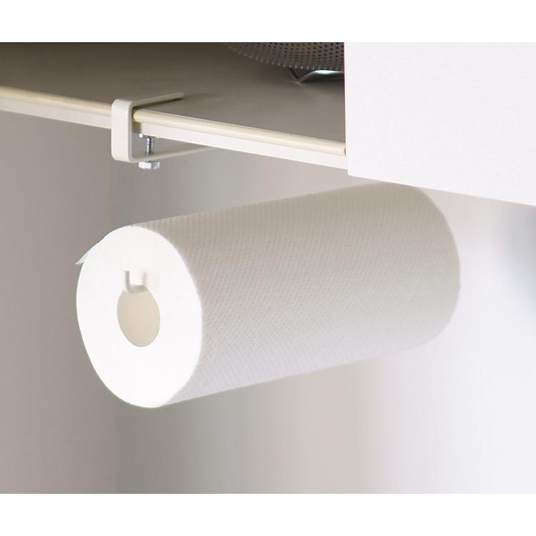 SPLUCE キッチン 収納 整理 整頓 ペーパーホルダー タオル掛け DIY 取り付け 吊棚 賃貸住宅 スプルース 吊棚キッチンペーパーハンガー SPH-5 : rooming - 通販 ...