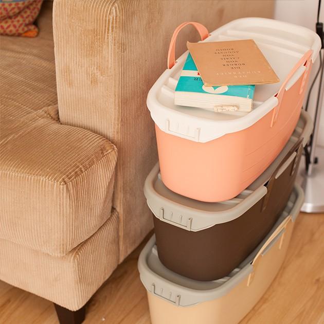 収納ボックス 収納ケース スタッキング ランドリー キッチン stacksto スタックストー バケット L スリム BAQUET slim 10L : rooming - 通販 ...