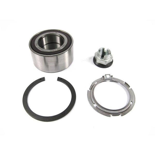 フロントハブベアリングキット (ナット付) 7701210111 RENAULT ルノー ルーテシアIII/メガーヌII/トゥインゴII ...