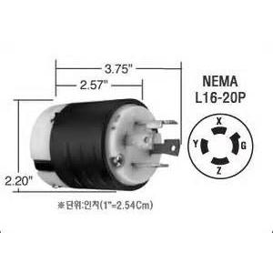 Beamtec Hubbell HBL2431 オス プラグ 3相 4 線 : ビームテックYahoo!ショッピング店 - 通販 ...