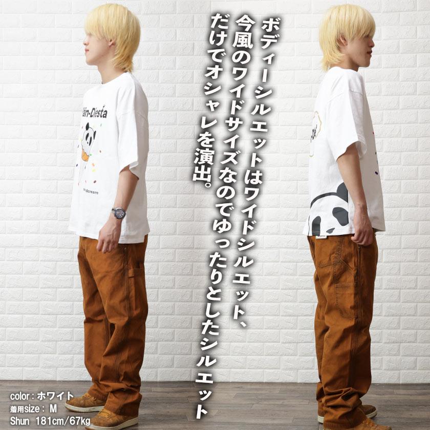 PANDIESTA JAPAN 半袖Tシャツ パンダ Tシャツ トップス ワイドサイズ パンディエスタ 554100 : Beans ...
