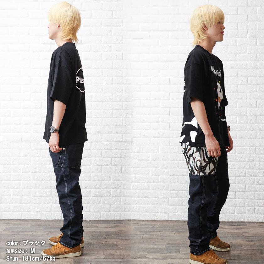 PANDIESTA JAPAN 半袖Tシャツ パンダ Tシャツ トップス ワイドサイズ パンディエスタ 554100 : Beans ...