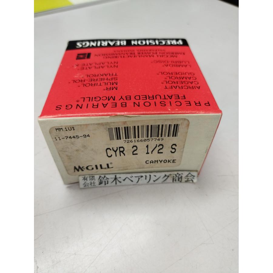 MCGILL ベアリング CYR2 1/2S ( CYR2.1/2S / CYR2-1/2S YCRS-40 ) インチ カムヨークローラ ...