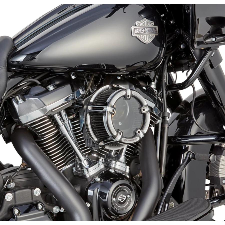 Harley Davidson ARLEN NESS・2024up M8ソフテイル・ツーリング・METHOD エアクリーナーキット・コントラスト 600-237 1010-3237 ハーレー ...