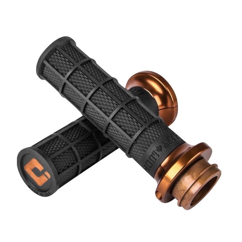 Harley Davidson Hart-Luck/ODI・LOCK-ON グリップ TBW 電子スロットル用 ブロンズ V31HTW-BZ-Z・ 0630-2696 ハーレー : ベアーズ ...