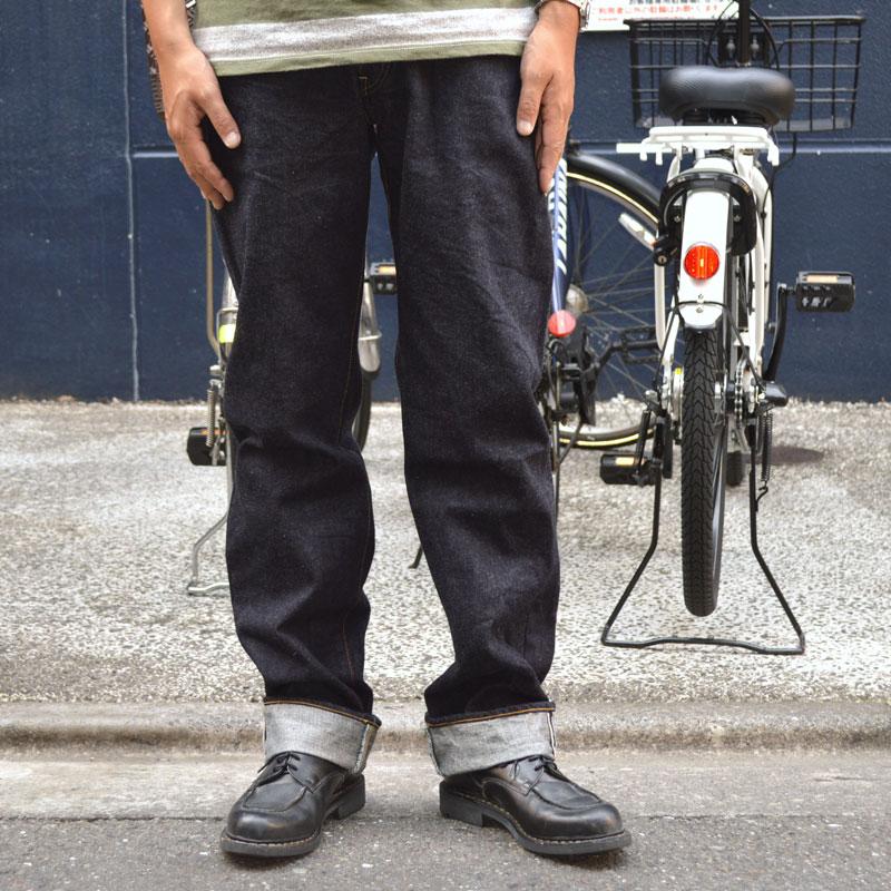 STUDIO D'ARTISAN ステュディオ・ダ・ルチザン "SD-101" 15oz 右綾デニム レギュラーストレート W28〜36inc [ワイドストレート] [ヴィンテージ系色落ち ...