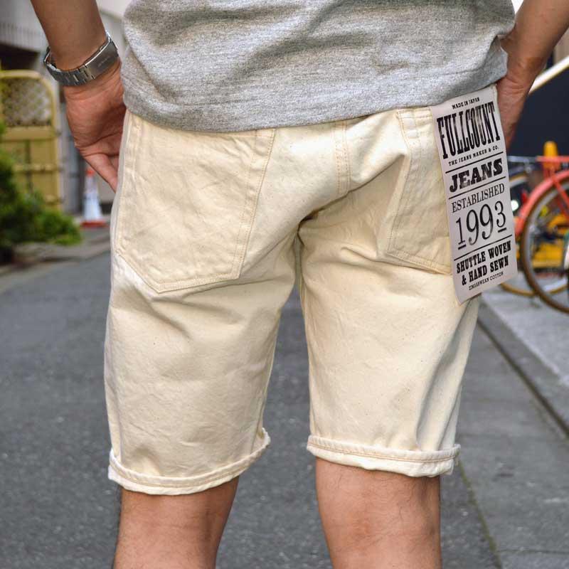 FULLCOUNT FULLCOUNT×BEARS' "1904EC" 5POCKET DENIM SHORTS ECRU 5ポケットデニムショーツ エクリュ 限定 Limited ...