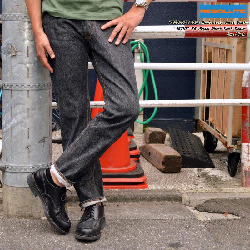 RESOLUTE ※ご予約ページ※ リゾルト "GB710" 15周年記念モデル ゴーストブラック 66タイプ W36〜W40[タイトストレート] : ベアーズ - 通販 - Yahoo!ショッピング