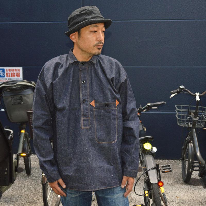 WAREHOUSE GREENEBAUM OVERALLS グリーンバウム オーバーオール "2213" 1880 HEAVY LEATHER BOUND JUMPER [L/Sシャツ ...