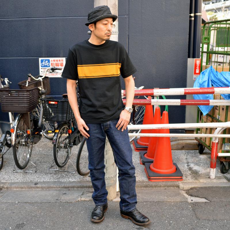 WAREHOUSE（ウエアハウス） "4093" S/S Panel Border T-shirt 半袖 パネルボーダーTee Tシャツ [S ...