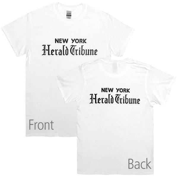 Mサイズ ゴダール映画 勝手にしやがれ ジーン セバーグ Herald Tribune 両面プリント 復刻tシャツ ピチカート ファイヴ
