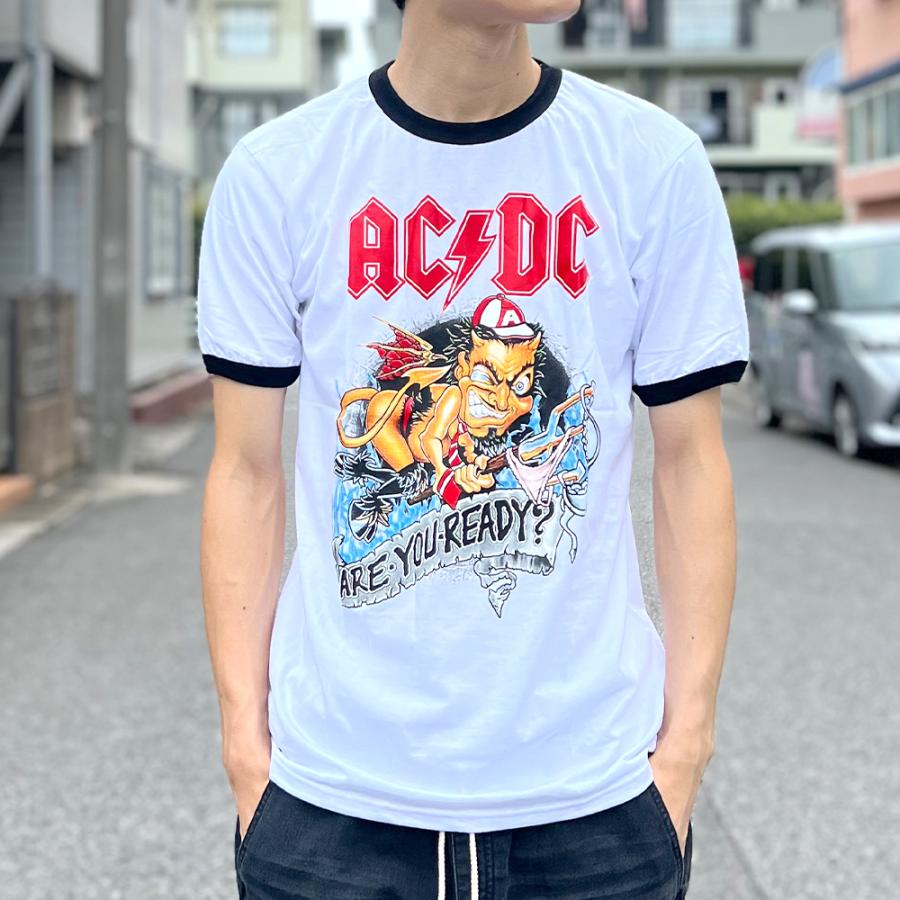 BEATJIVE ACDC Tシャツ 半袖 メンズ レディース リンガー バンド BEATJIVE ACDC Tシャツ 半袖 メンズ レディース リンガー バンド