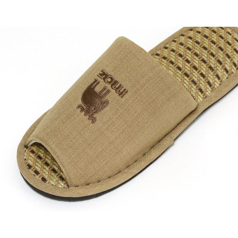 moz スリッパ Mサイズ バンブー織り風 PP素材 前開き 夏用 : カジュアル雑貨ビューピィ - 通販 - Yahoo!ショッピング