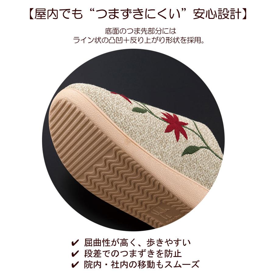 Sybilla（シビラ） スリッパ フロレリア M/L 22.5-24.5 洗える カップインソール 花 : カジュアル雑貨ビューピィ - 通販 - Yahoo!ショッピング