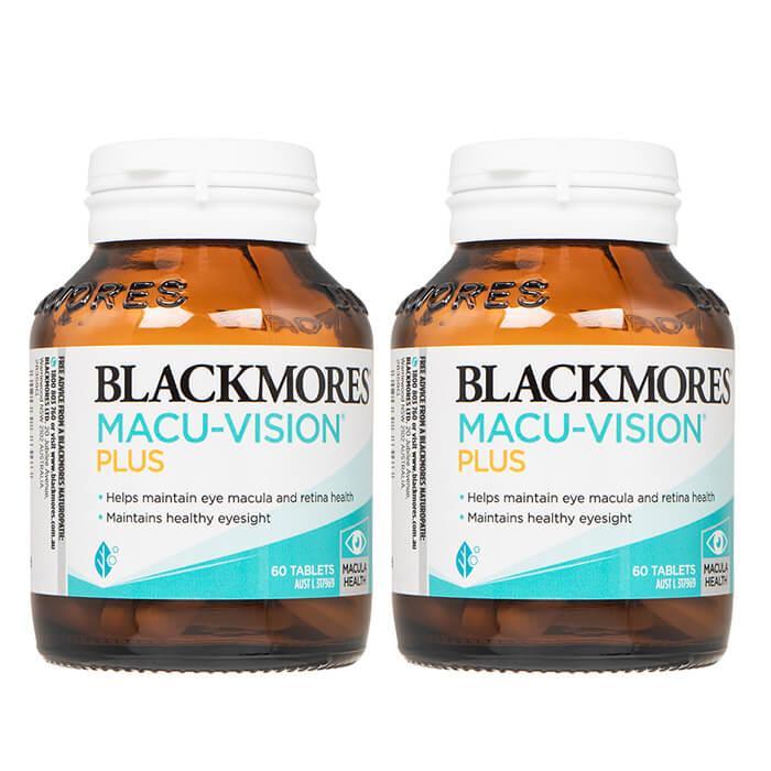 マキュビジョンプラス 60錠 2本 ブラックモアズ Blackmores Macu-Vision Plus ルテイン ゼアキサンチン 日時指定 ...