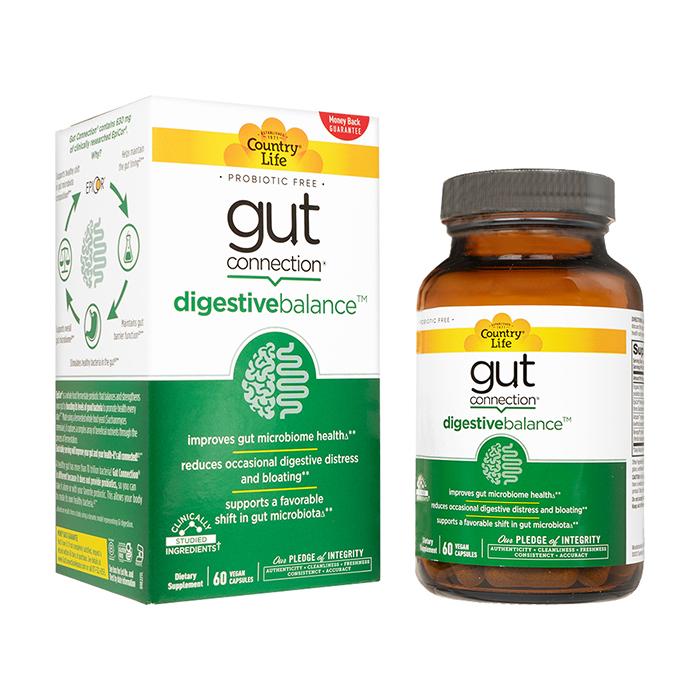 カントリーライフ ガットコネクションダイジェスティブバランス 60錠 1本 CountryLife Gut Connection ...