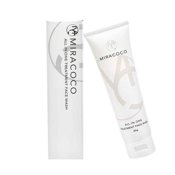 ミラココ オールインワン トリートメント フェイスウオッシュ 80g MIRACOCO 新発想のオールインワン洗顔料 クレンジング 洗顔 美容クリーム 角質ケア 送料無料 : ビューストア ...