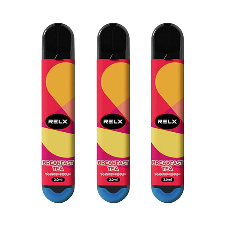 3本セット RELX 電子シーシャ ブレックファーストティー BREAKFAST TEA リレックス 使い捨て 電子タバコ 水タバコ : Beaufa(ビューファ)ヤフー店 - 通販 ...