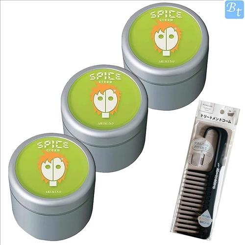 アリミノ スパイスクリーム ハードワックス 100g 3個セット & トリートメントコーム : ビューティフルトップ - 通販 - Yahoo!ショッピング