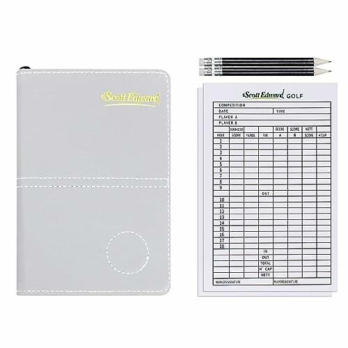 Scott Edward ゴルフ スコアカードカバー レザー スコアカードホルダー 統計とスコアトラッキング : BECKSHOP - 通販 - Yahoo!ショッピング