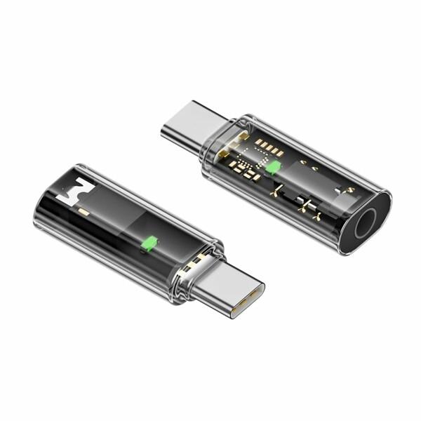 YFFSFDC Type-C to 3.5mm イヤホン 変換アダプター グリーンインジケーターライト付き 3極/4極 TRRS対 : BECKSHOP - 通販 - Yahoo!ショッピング
