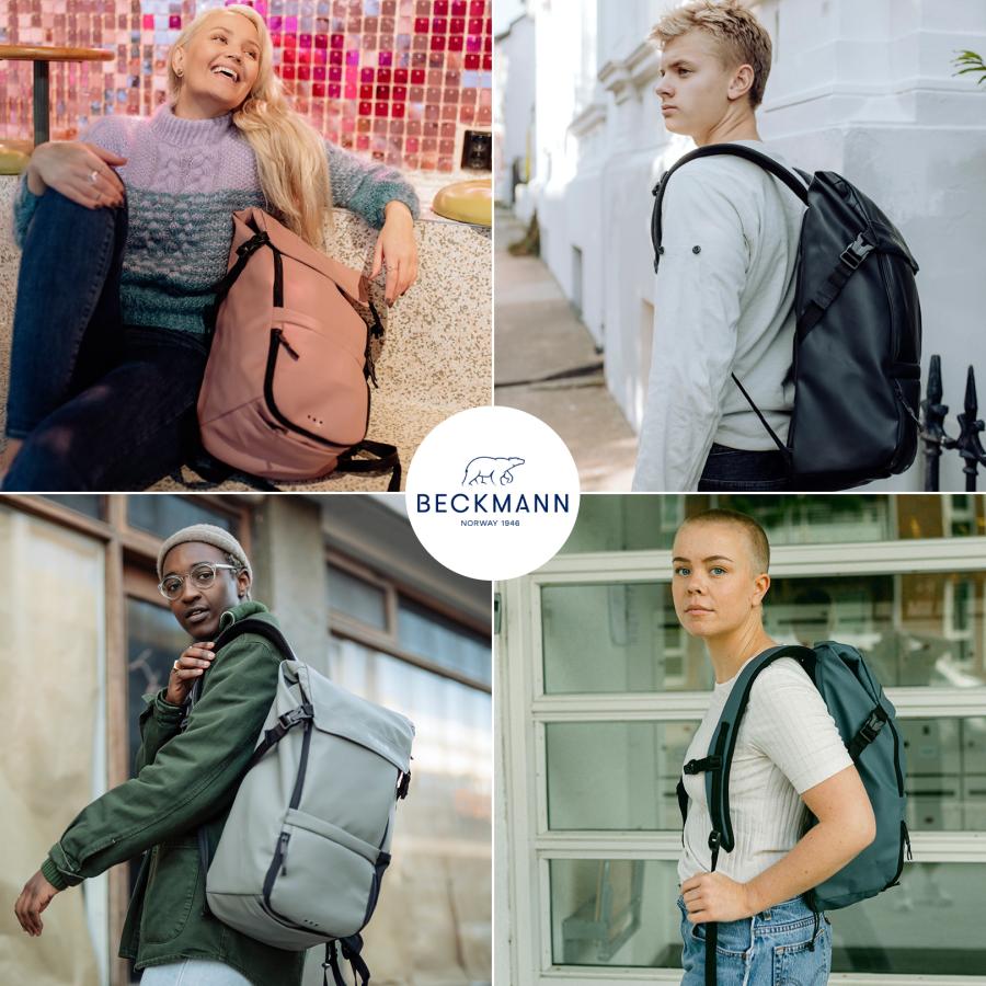 【BECKMANN】ベックマン ノルウェー バックパック STREET Light Green リュック メンズ レディース パソコン ...