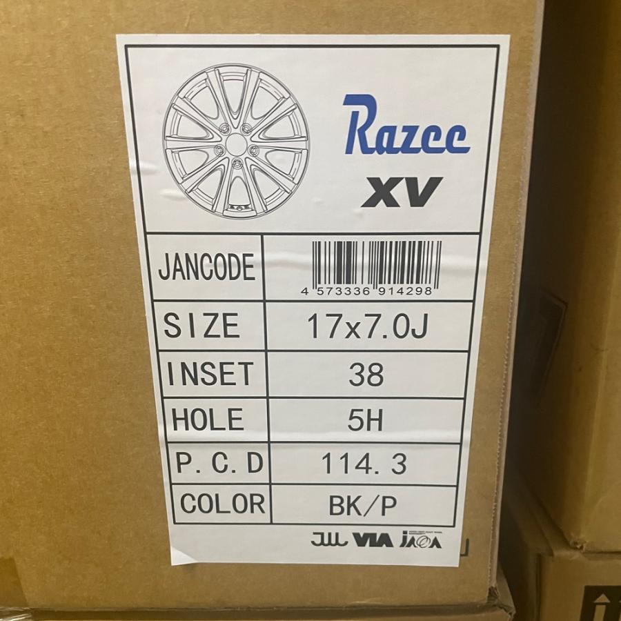 【展示品】 レイジーXV 17×7.0J 114.3-5H+38 カムリ マークX等 : BEELINE - 通販 - Yahoo!ショッピング