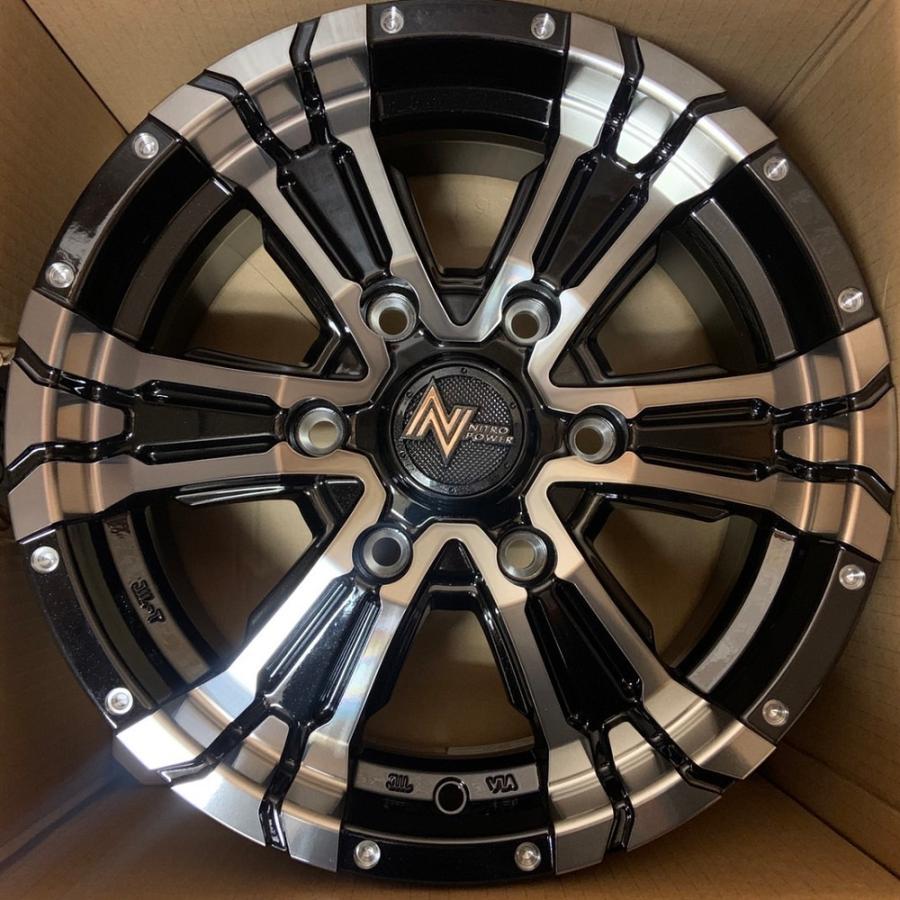 展示品. NITRO POWER CROSS CLAW 17インチ 6.5J PCD139.7 6穴 インセット38ハブ径106.1mm★4本 ...