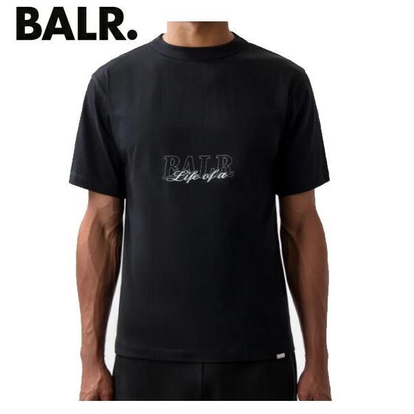 BALR. BALR ボーラー Tシャツ 半袖 メンズ SCRIPT T-SHIRT JET BLACK B1112.1286 2025年 モデル : BEES HIGH - 通販 ...
