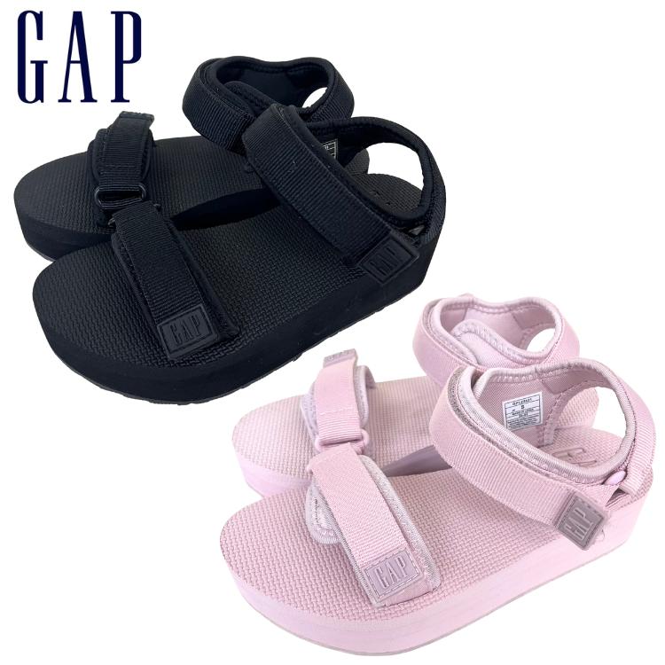 GAP ギャップ 厚底 スポーツサンダル GPL22421 レディース ストラップサンダル カジュアル ベルクロ ブラック ピンク : BEE SPORTS Yahoo!店 - 通販 ...