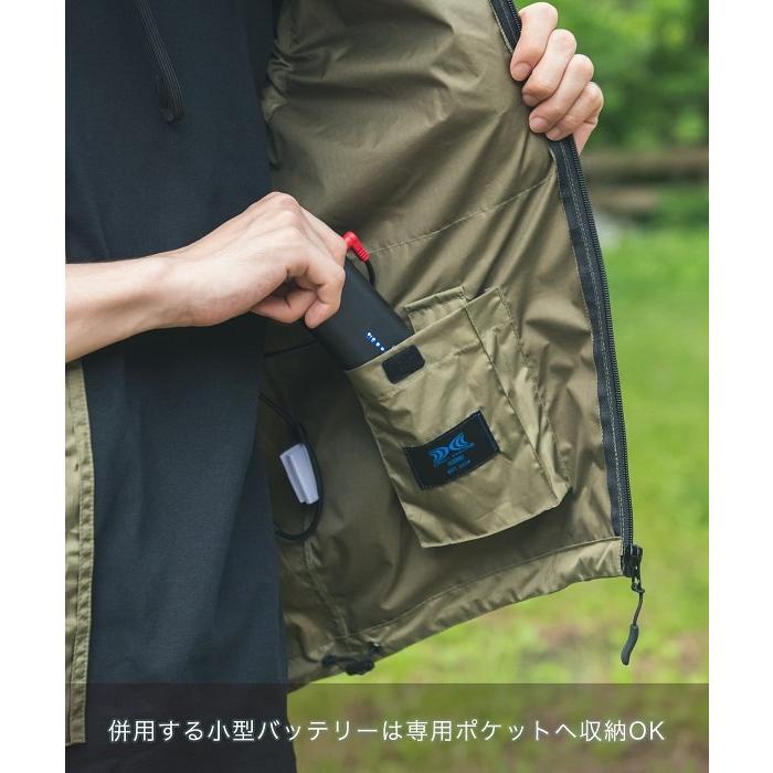 KiU KIU キウ × 空調服 R エアコンディションドベスト K307 ファン別売り 空調ベスト 熱中症対策 男女兼用 メンズ レディース UVカット セフト 株 : BEE SPORTS ...