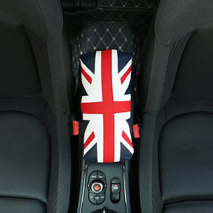 BMW MINI ミニ アームレスト クッション PUレザー製 ユニオンジャック ブラックユニオンジャック チェッカーフラッグ アクセサリー カスタム パーツ : bt-mini-064 ...
