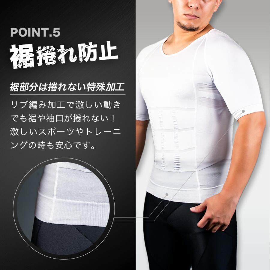 加圧シャツ メンズ 半袖 加圧インナー 筋トレ ダイエット シャツ 着圧 インナー 補正下着 コンプレッションウェア ハード 強圧 :sptm207:BeHe(ベーエ)Yahoo!店 - 通販 ...