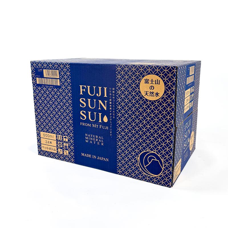 ベイシア 富士の源水「FUJI SUN SUI」500ml×24本（1ケース）シリカ 炭酸水素イオン 富士山の天然水 FUJISUNSUI スリムボトル ミネラルウォーター ペットボトル ...