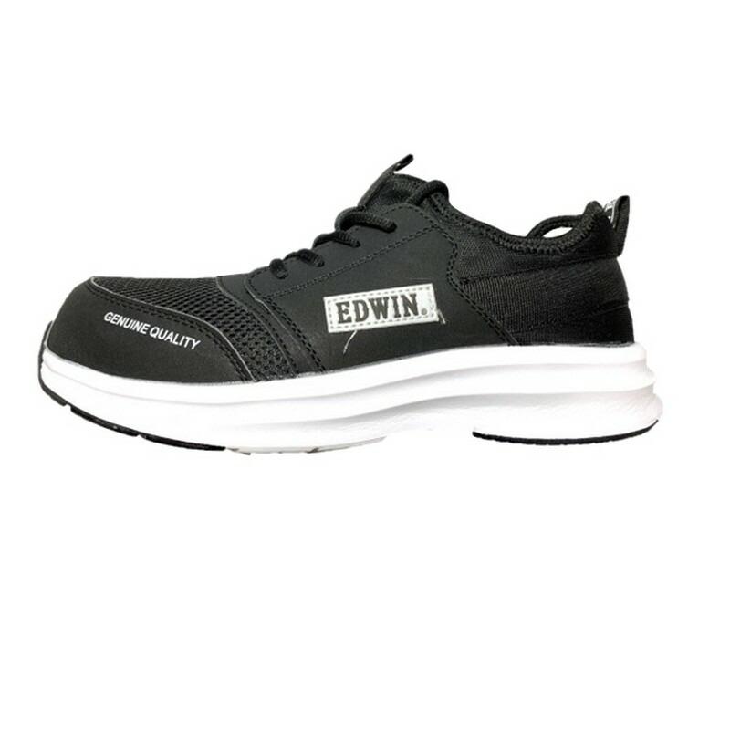 EDWIN（エドウィン） セーフティシューズ254 ブラック 25．5cm ワークサポート 安全用品 ワークシューズ : ベイシア ヤフーショップ - 通販 - Yahoo!ショッピング